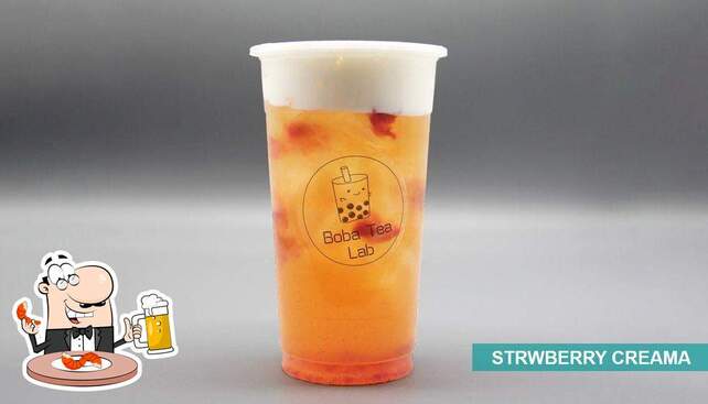 Menu at Boba Tea Lab, Kent