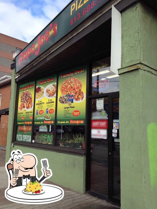 Menu at Papa Joe's pizza Bronson (down town) pizzeria, Ottawa, 527 ...