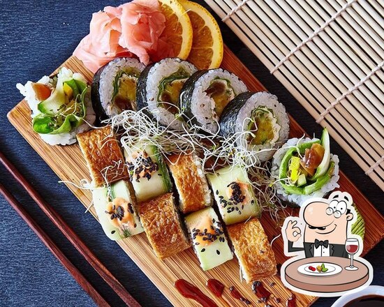Menu at Pan Sushi restaurant, Warsaw