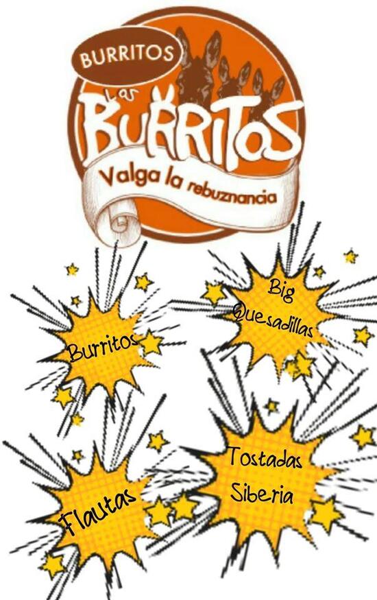 Menu at Los Burritos restaurant, Ciudad Madero