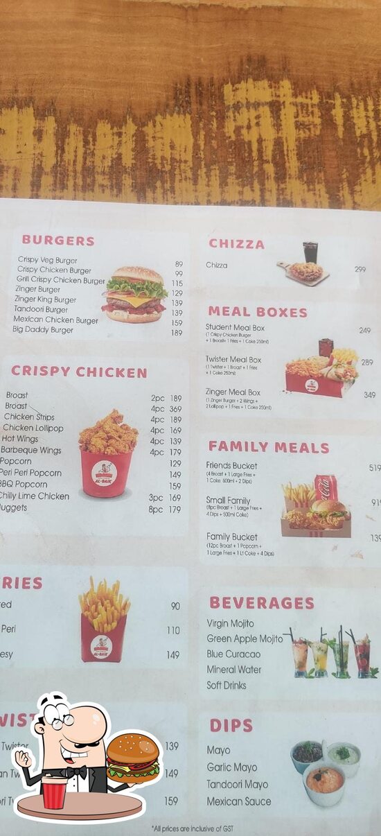 Al Baik - Restaurant menu, prices and reviews