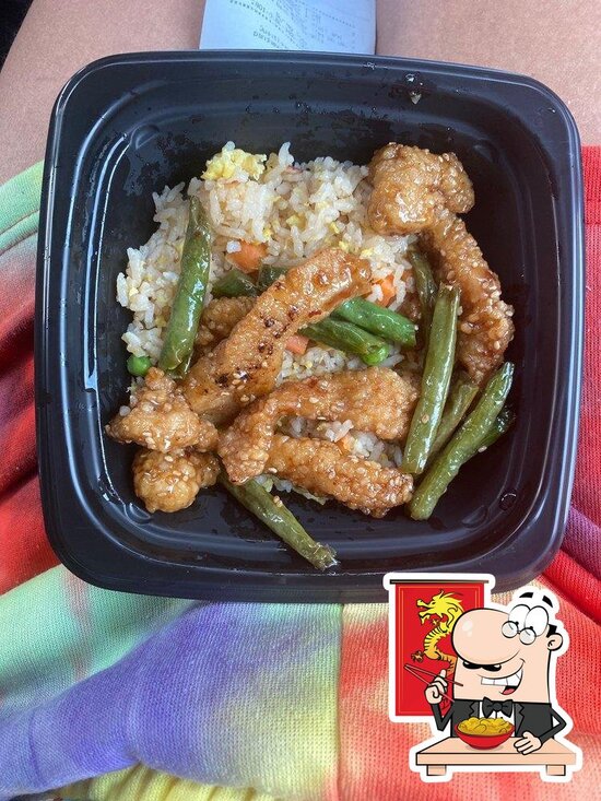 Menu at Panda Express fast food, Marion