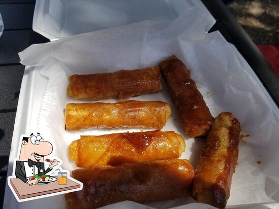 Menu at Lumpia Express restaurant, Hurlburt Field, US-98