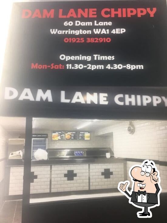 Menu at Dam Lane Chippy restaurant, Warrington