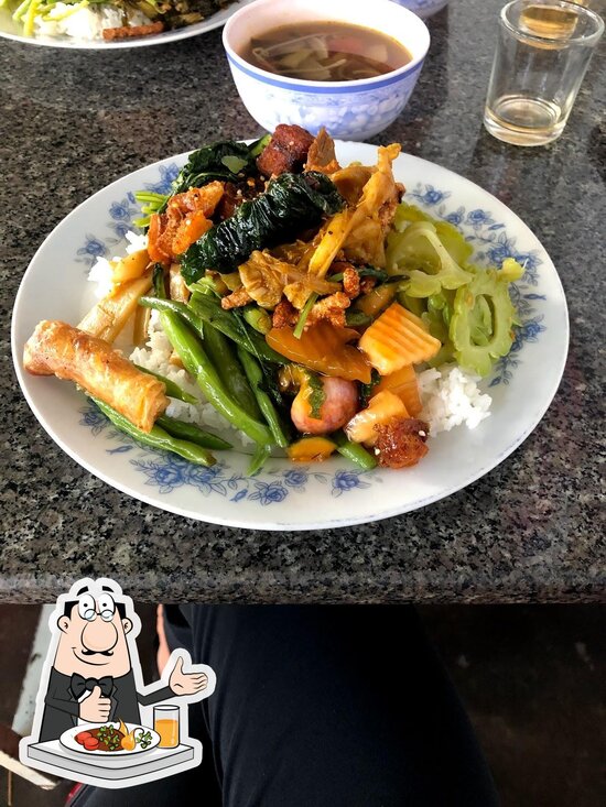 Menu at Nhà Hàng Chay restaurant, Kon Tum, 33 Lê Lợi