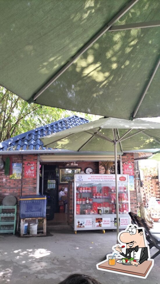 Menu at Cay Bang Cafe, Ben Tre