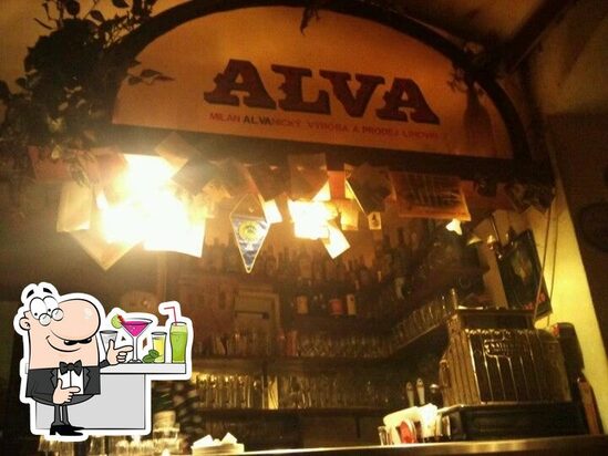 Menu at ALVA pub & bar, Prague