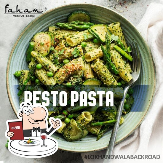 Menu at Faham Restaurant & lounge, Mumbai, Unit 1 and