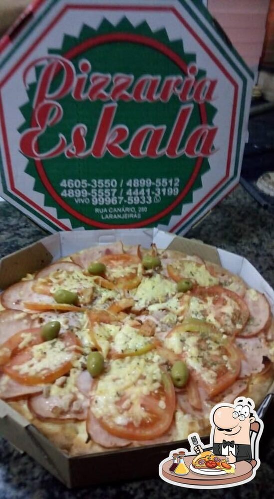Menu em Pizzaria Eskala, Caieiras