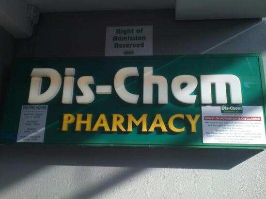 Menu au Dis-Chem Pharmacy Loftus Park - Hatfield, Pretoria