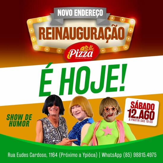 Menu at iPizza - Pizzas e Petiscos pizzeria, Fortaleza