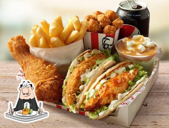 Menu at KFC Lithgow fast food, Lithgow