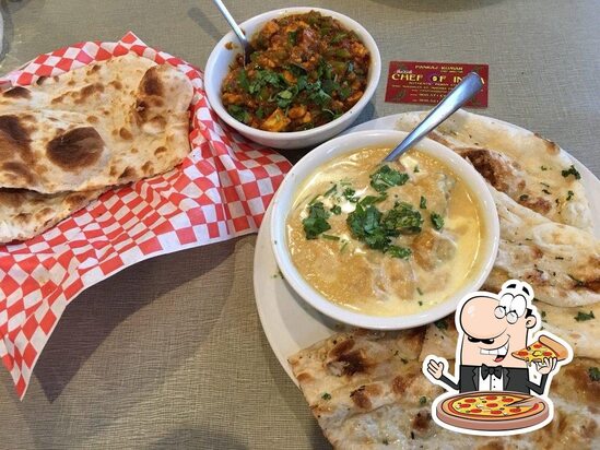 Menu at Chef of India restaurant, Niagara Falls