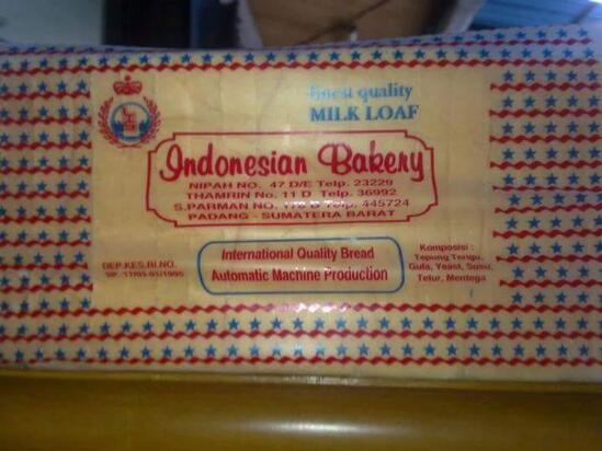 Menu at Indonesian Bakery S.Parman, Padang, Jl. S. Parman Kelurahan No.178B