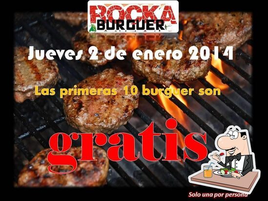 Menu at La Rocka Burguer restaurant, Monterrey
