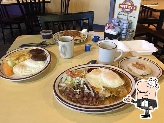 Menu at Milly's Breakfast Lunch restaurant, Albuquerque, Candelaria Rd NE
