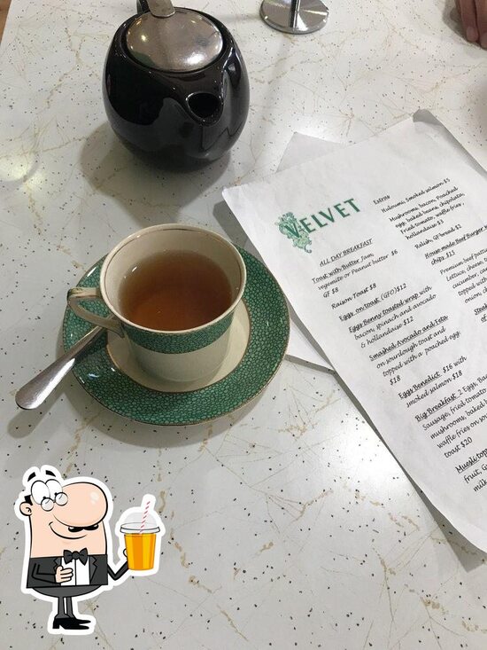 Menu at Velvet cafe, Sorell