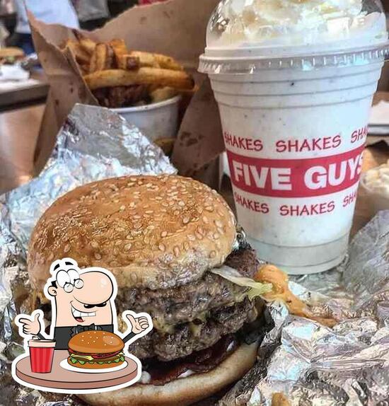 Menu at Five Guys fast food, Washington, 808 H St NW