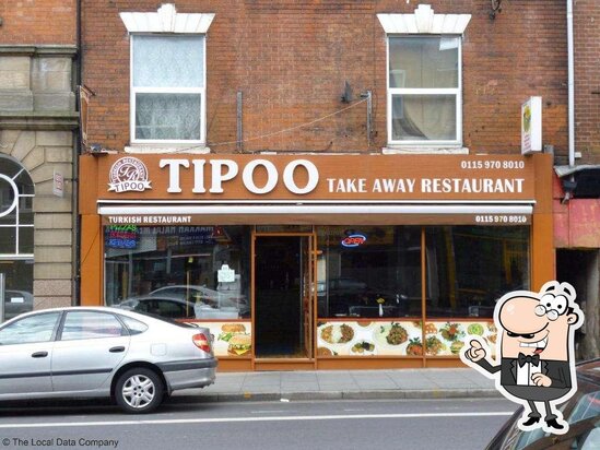 Menu at Tipoo Turkish Restaurant, Nottingham