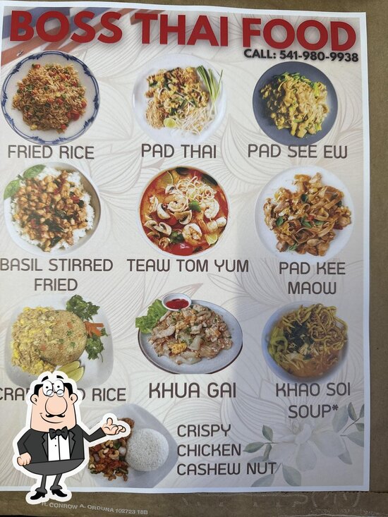 Boss Authentic Thai Kitchen, The Dalles - Restaurant menu, prices and ...