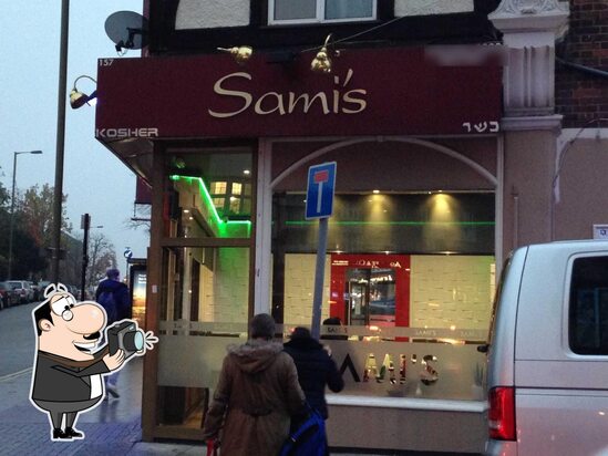 Menu at Samis Restaurant, London, 157 Brent St