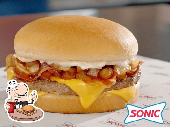 Menu at Sonic Drive-In fast food, Crossett