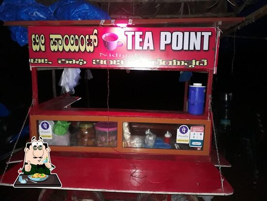 Menu at Tea point nidigal, India