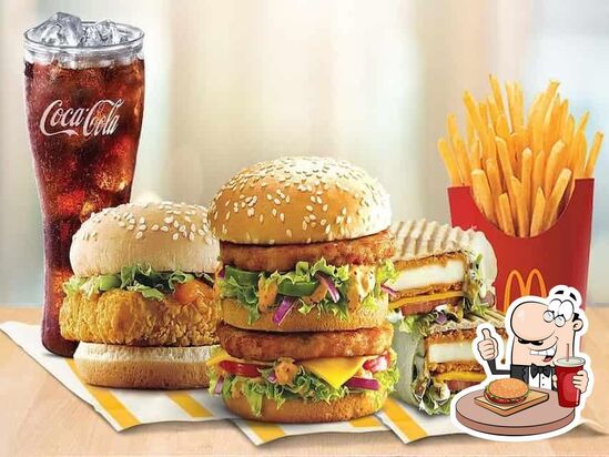 Menu at McDonald's, New Delhi, MetroWalk