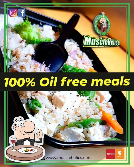 Menu at Muscleholics "The Health Food Cafe", Jalandhar