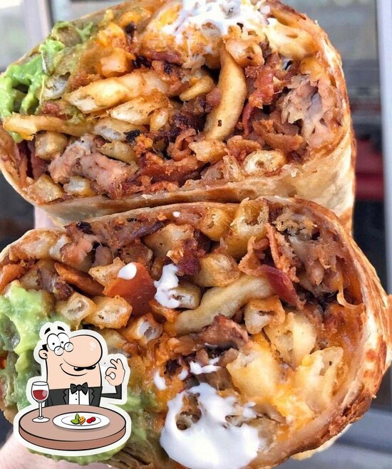 Carta de comida rápida Man vs Fries, Tempe, E Apache Blvd