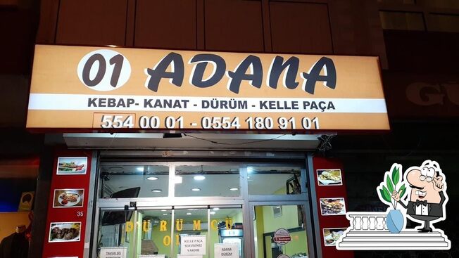 Carta de 01 ADANA KEBAP KANAT VE DÜRÜM SALONU, Estambul
