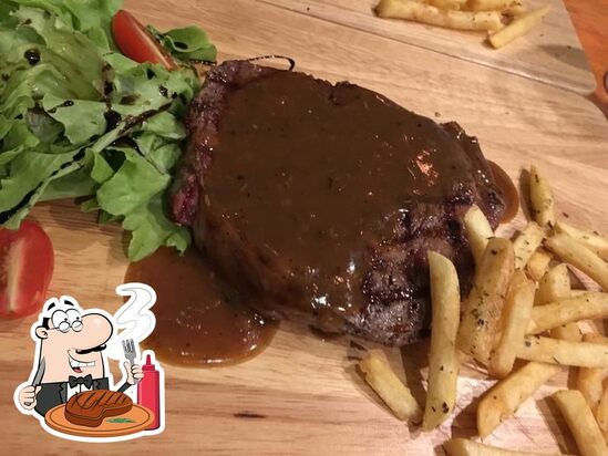 Menu at 200 GRAMS steak bar, Bangkok