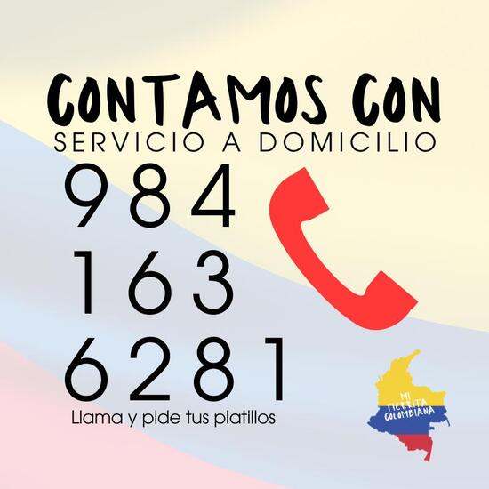 Mi Tierrita Colombiana Playa del Carmen, Playa del Carmen - Menú del ...