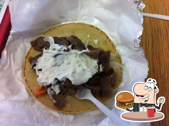 Menu at Mr Gyros restaurant, Coldwater