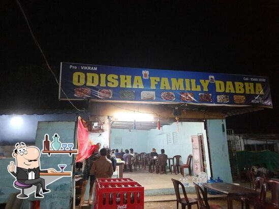 Menu at Odisha family Dhaba, India, 4RHJ+2R5