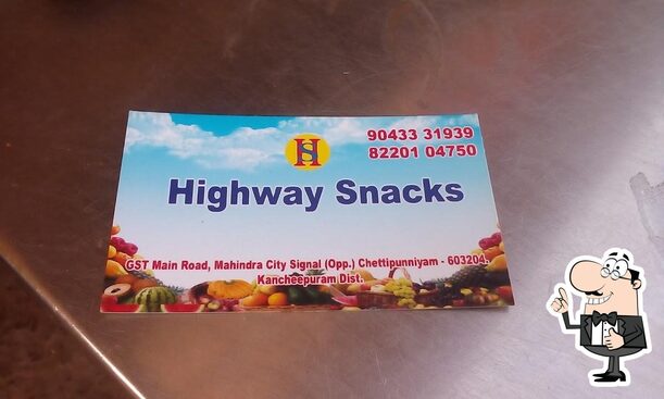 Highway Snacks, Chengalpattu - Restaurant menu, prices and reviews