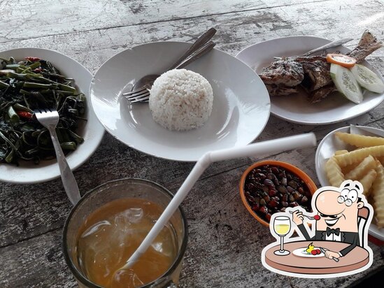 Menu at Resto Pantai,Indrayanti restaurant, Indonesia