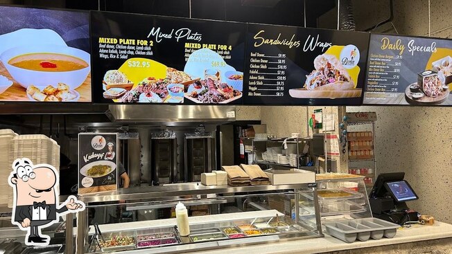 Menu at Berlin Doner & Kebab restaurant, Toronto
