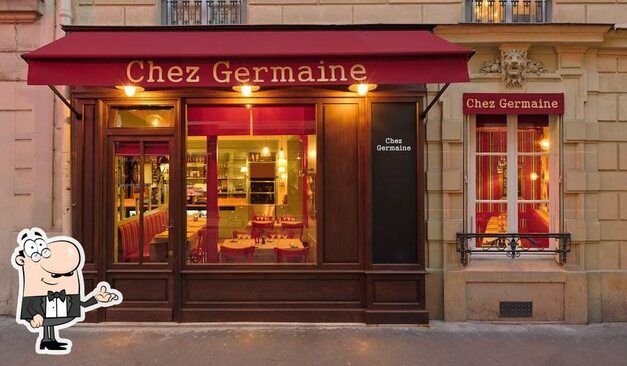 Menu at Chez Germaine restaurant, Paris