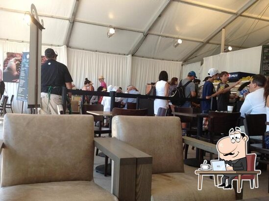 Menu at Starbucks, Key Biscayne, Sony Ericsson Open - 7300 Crandon Blvd