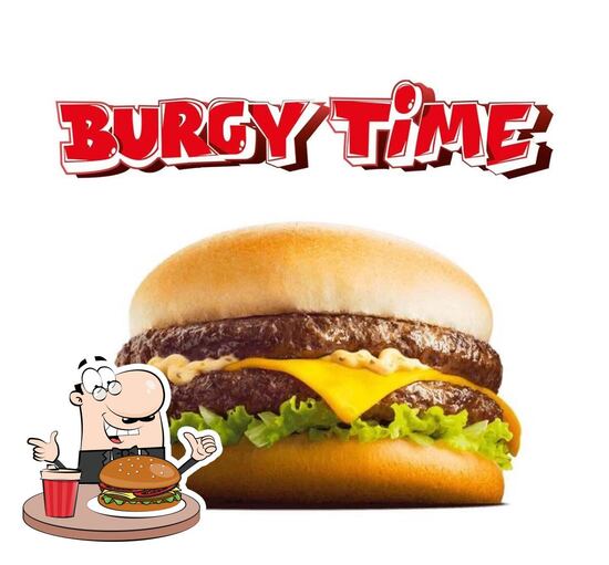 Menu at Burgy Time restaurant, Paris