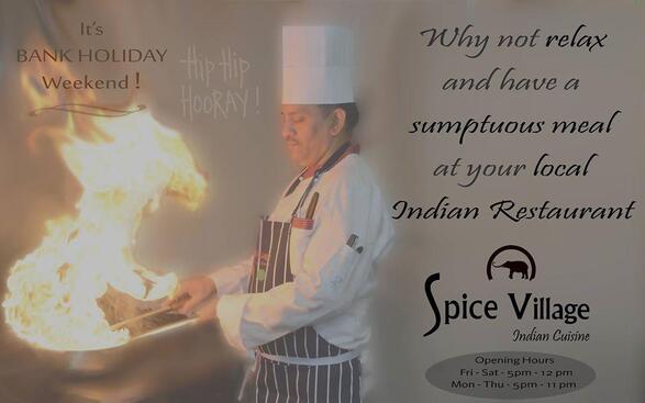 Menu at Spice Village Indian Restaurant, Blessington