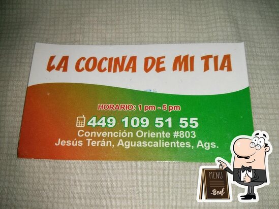La Cocina de mi Tía, Aguascalientes - Menú del restaurante, precios y ...