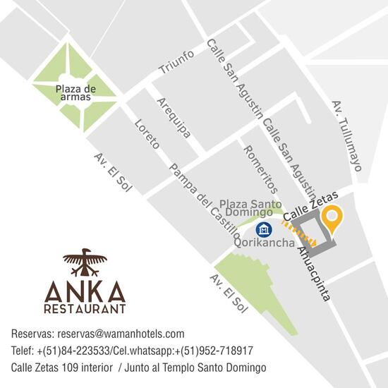 Anka Restaurant - Qorikancha, Cusco - Menú del restaurante, precios y ...