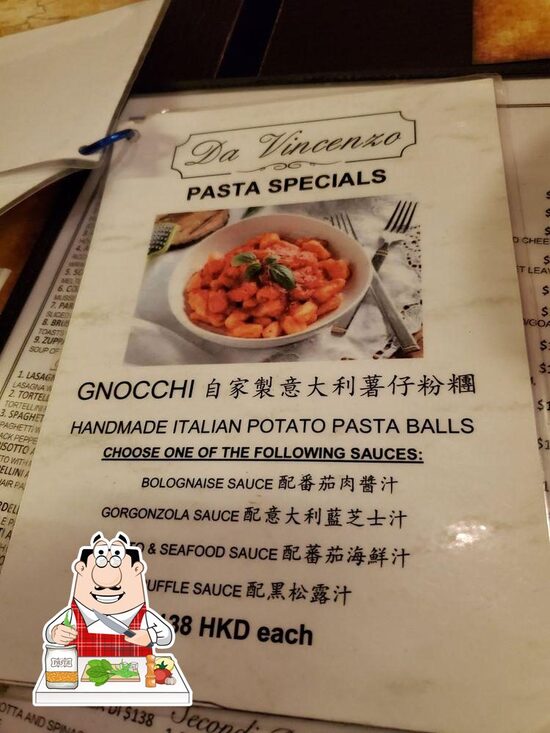 Ristorante Pizzeria Da Vincenzo, Hong Kong, 10 Pok Man St - Restaurant ...