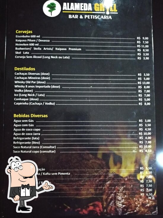 Alameda Grill Bar & Petiscaria, Aracaju - Menú del restaurante, precios ...