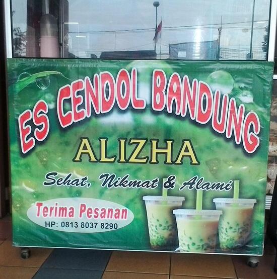 Menu at ES CENDOL BANDUNG ALIZHA desserts, Tangerang