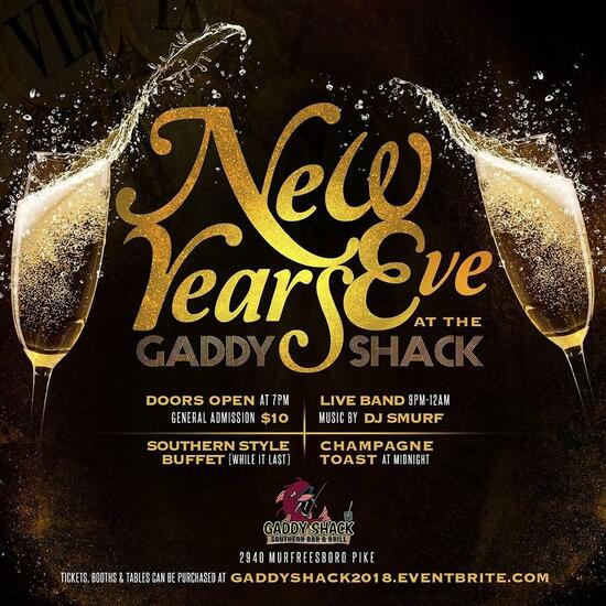 Menu at Gaddy Shack pub & bar, Nashville, murfressboro pike