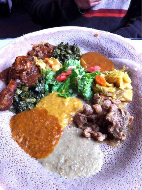 Menu at Abyssinia pub & bar, Philadelphia, 229 S 45th St