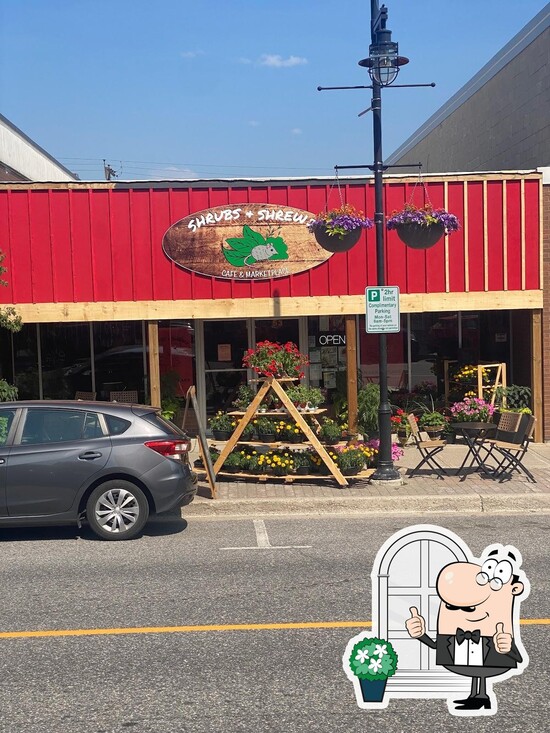 Menu at Shrubs and Shrews cafe, Parry Sound